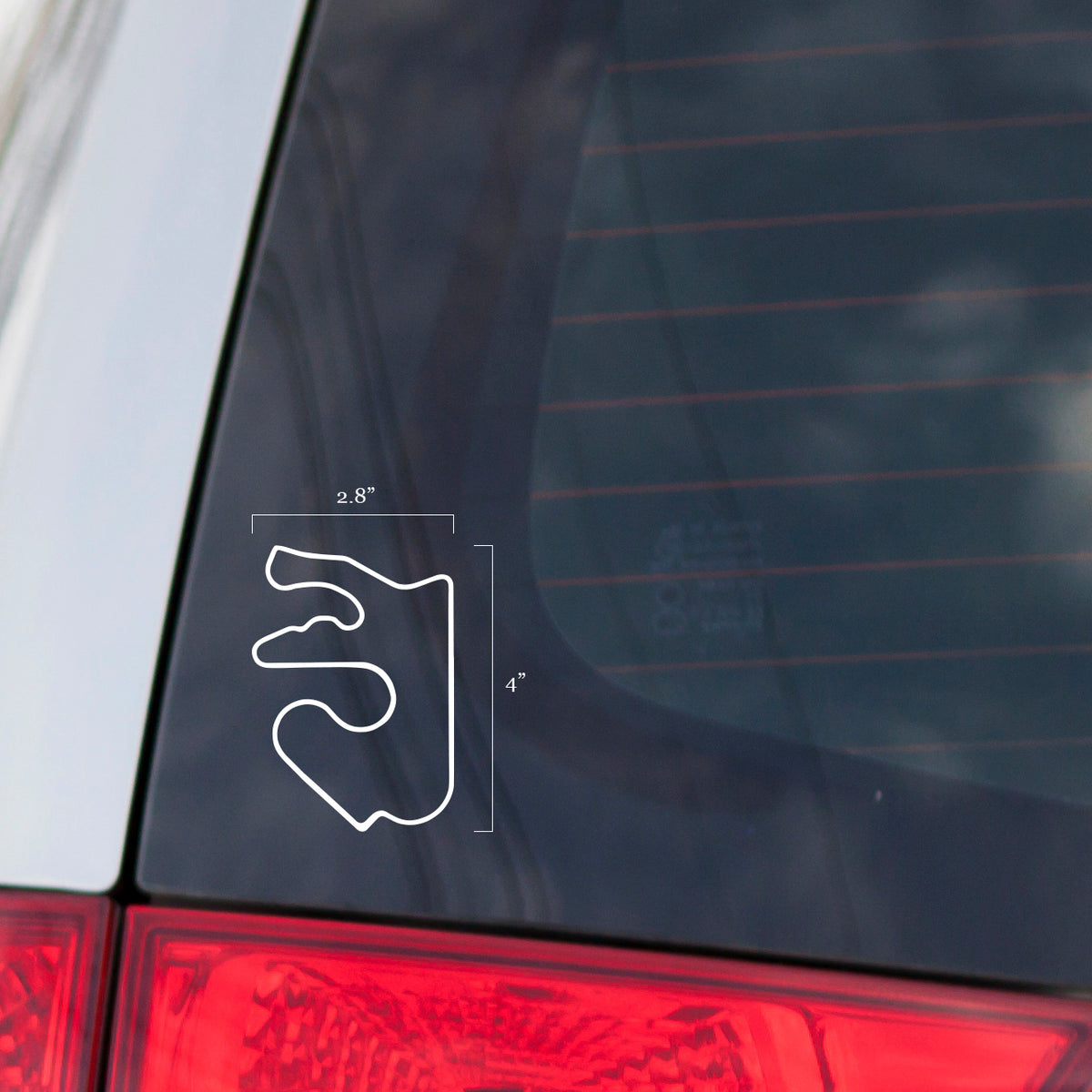 North South Track Map Decal 2.2 – Spring Mountain Apparel