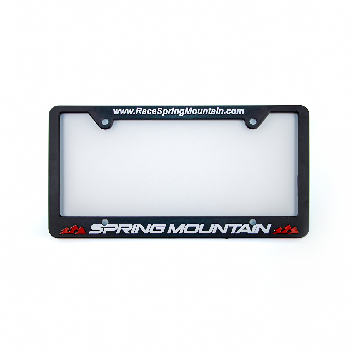 SM Plastic License Plate Frame – Spring Mountain Apparel